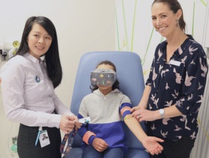 VR solution for healthcare to take out the fear for needles - HotDoc