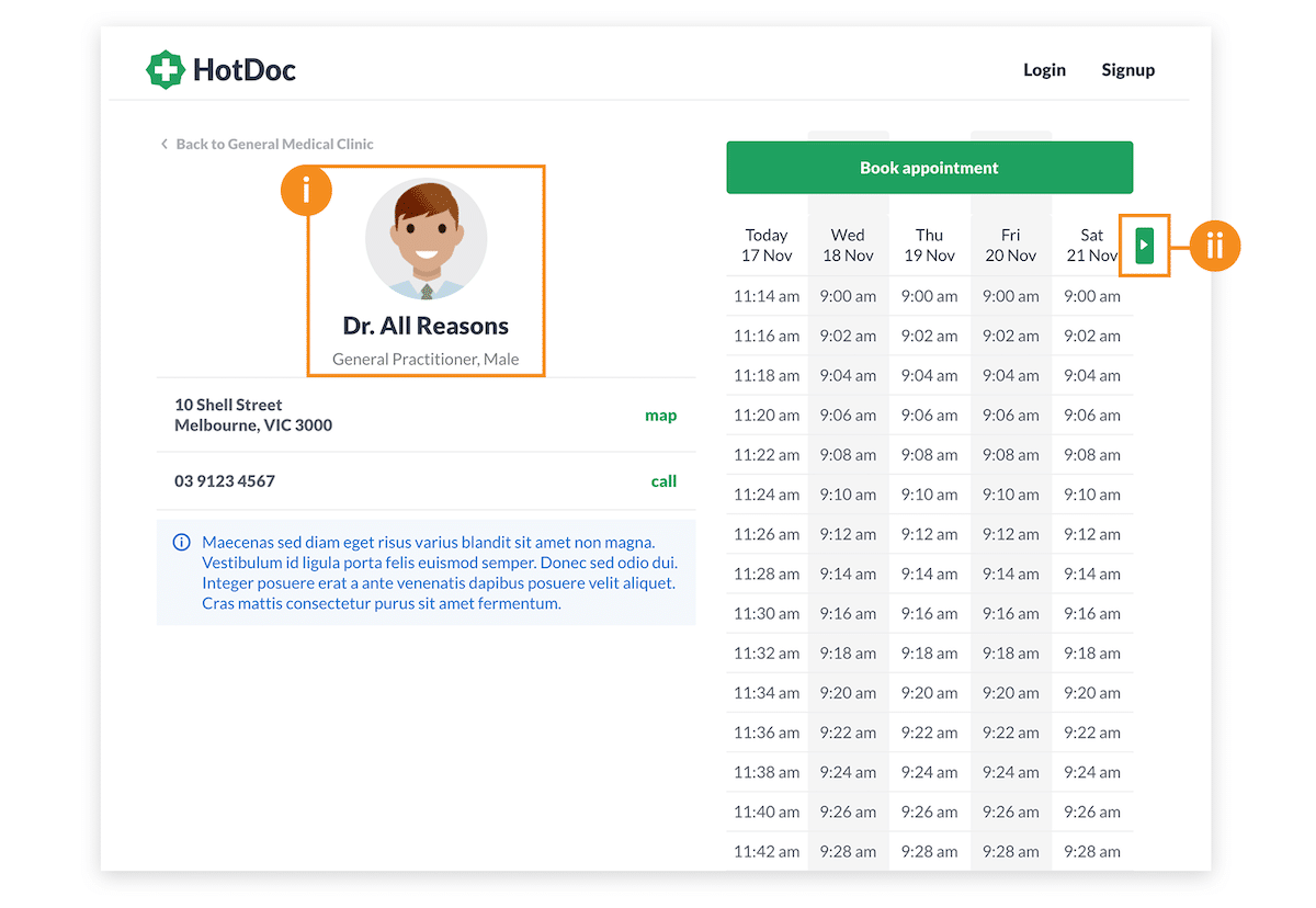 Improving the HotDoc App for Visually Impaired People - HotDoc