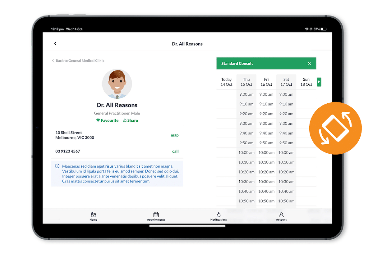 Improving the HotDoc App for Visually Impaired People - HotDoc