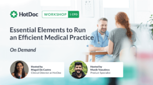 Medical Reception Training Hub - HotDoc