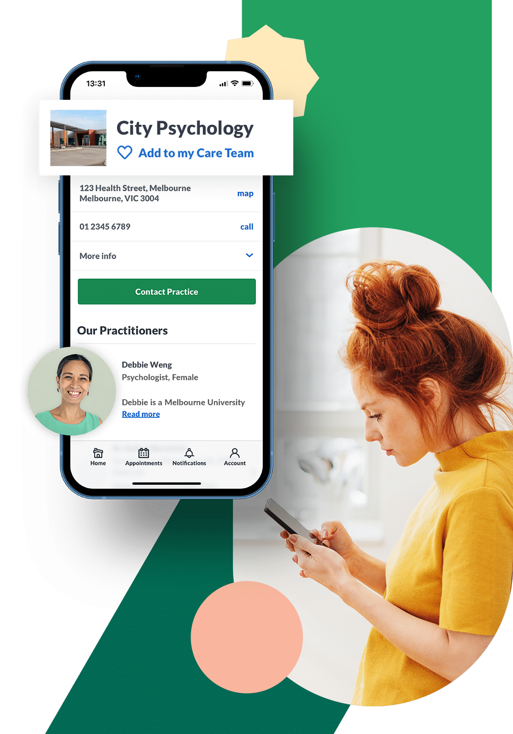 Psychology practice Profiles and Bookings - HotDoc