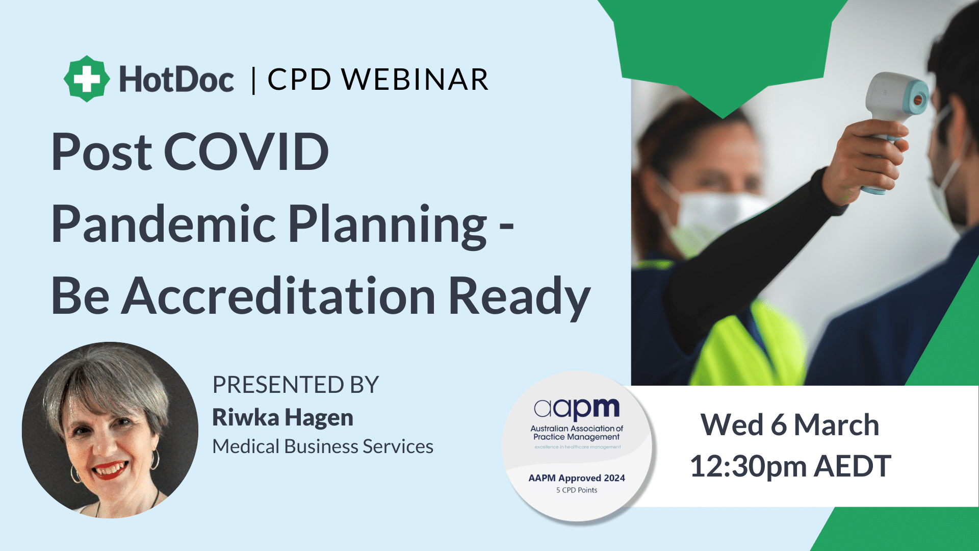 Post COVID Pandemic Planning: Be Accreditation Ready - HotDoc