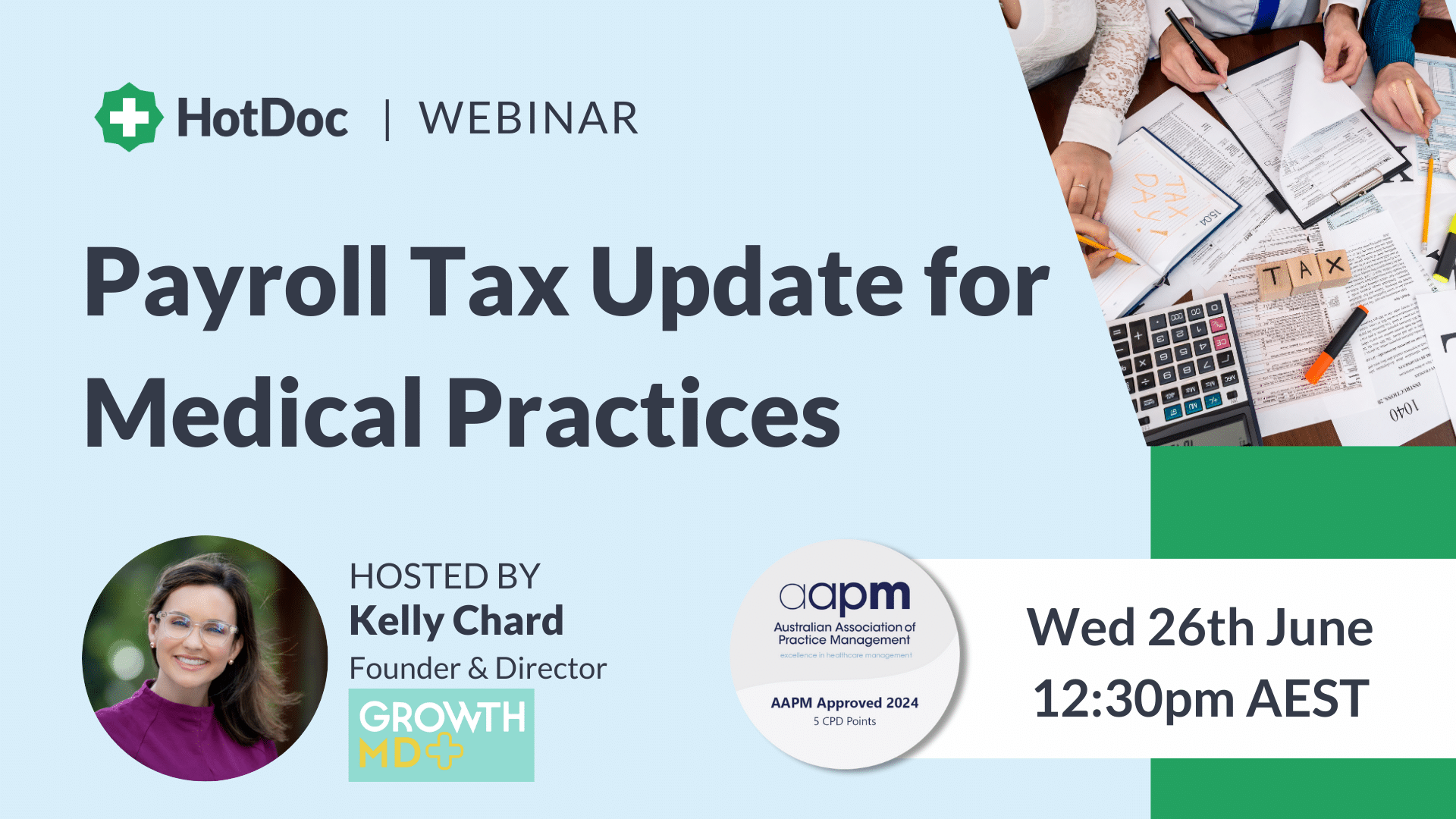 Payroll Tax Update for Medical Practical Practices - HotDoc