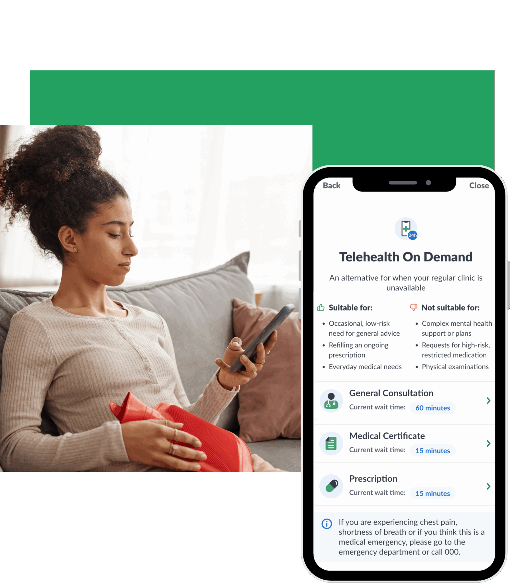 Telehealth On Demand - A safety net for care when you can't be there - HotDoc